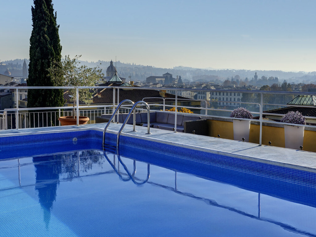Hotel Kraft Florence avec piscine - Hôtel avec piscine sur la terrasse