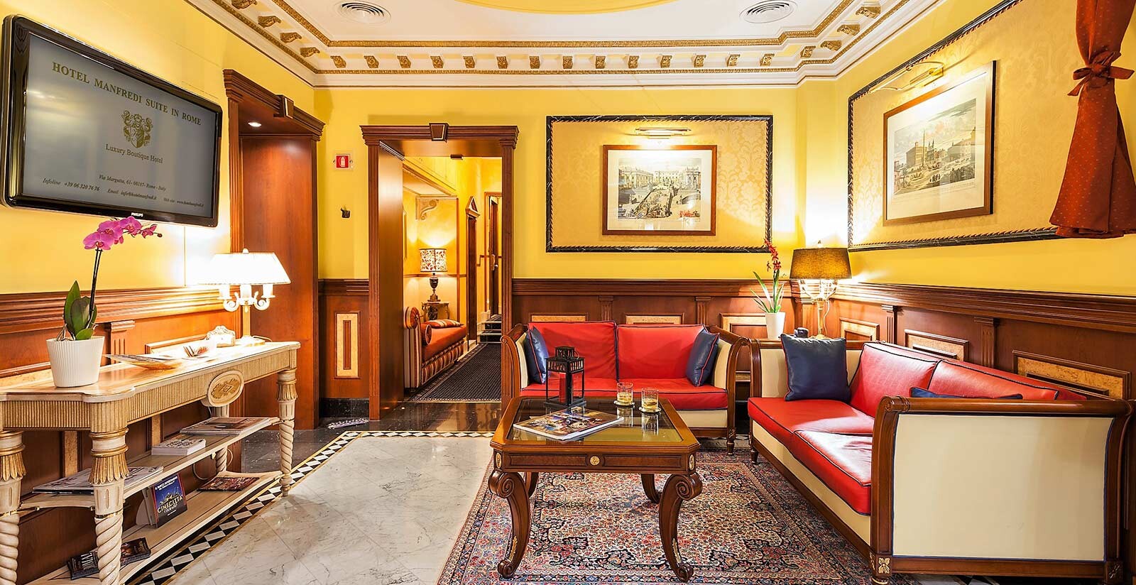 Best hotel of Via Margutta? Choose the boutique Hotel Manfredi Suite