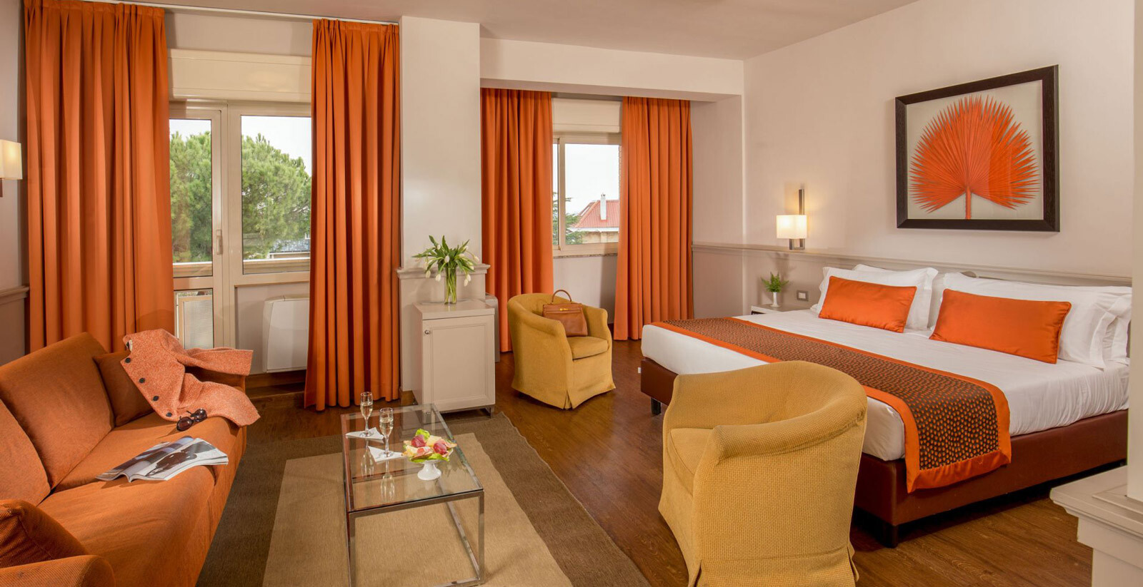 Discover the rooms of Grand Hotel Fleming, 4-star in Rome