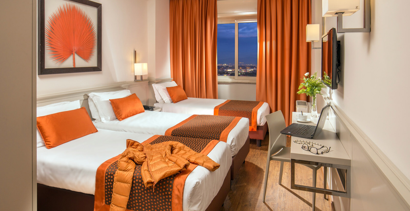 Discover the rooms of Grand Hotel Fleming, 4-star in Rome